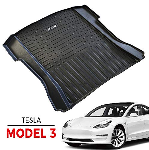 Hebron - Tesla Model 3 (2017-2020) Trunk Mats, All Weather TPE Rubber